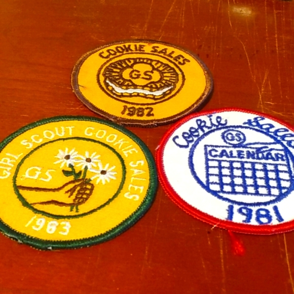 Girl scouts patches | Other | Vintage 3 Girl Scout Cookies Badges From ...